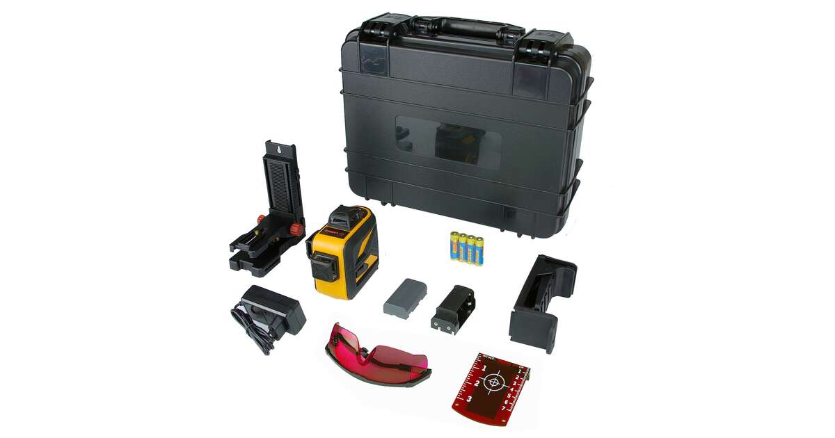 3 płaszczyznowy laser krzyżowy Lamigo Cross 3D z funkcją samopoziomowania