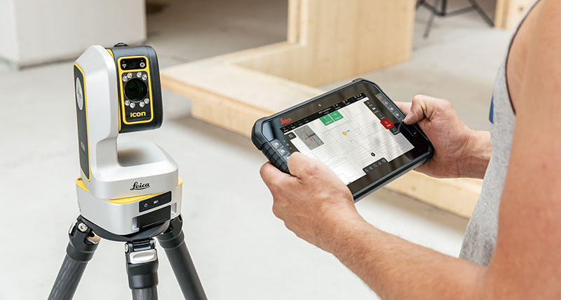 Leica iCON iCS20 - szybkie i proste pomiary 3D oraz tyczenie punktów